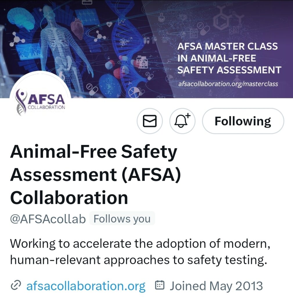 Animal-Free Safety Assessment Collaboration- AFSA
